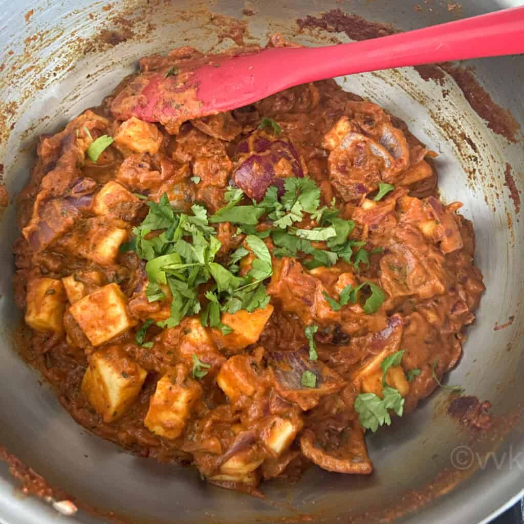 Easy Paneer Do Pyaza Recipe - Vidhya’s Vegetarian Kitchen