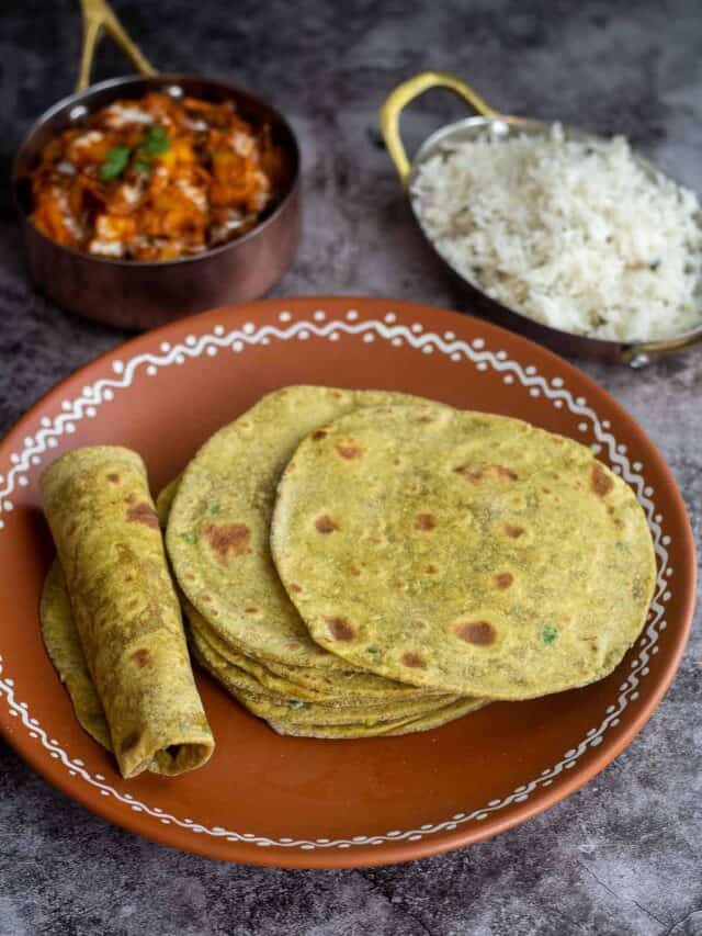 Avocado Roti | No Oil Avocado Chapati - Vidhya’s Vegetarian Kitchen