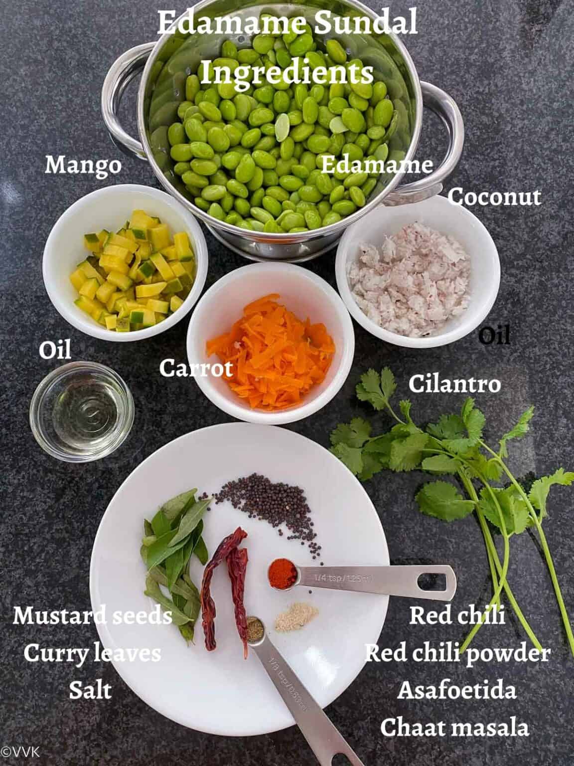 Edamame Sundal - Vidhya's Home Cooking