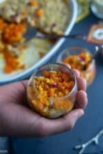 Baked Boondi Rabri Pudding | Motichoor Rabri Pudding - Vidhya’s ...