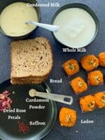 Baked Boondi Rabri Pudding | Motichoor Rabri Pudding - Vidhya’s ...