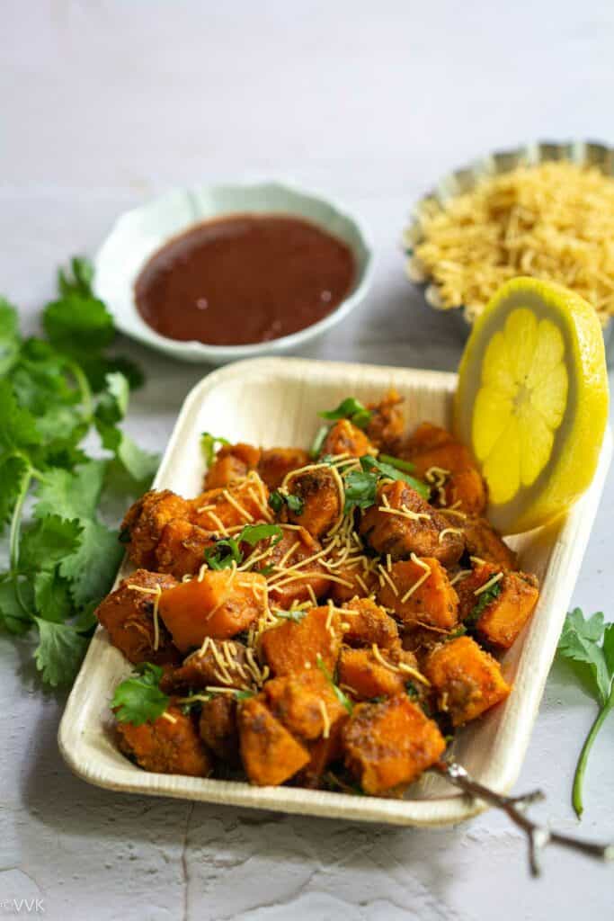 Sweet Potato Chaat | Shakarkandi ki Chaat