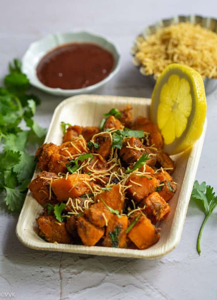 Sweet Potato Chaat | Shakarkandi ki Chaat