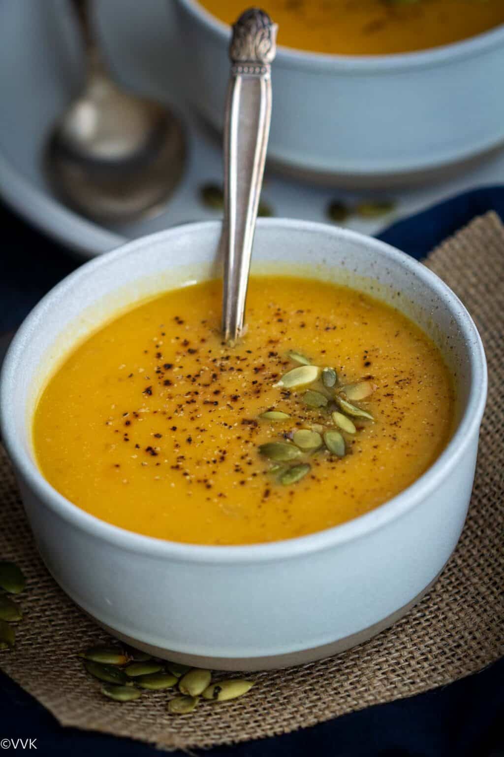 Easy Pumpkin Soup - Vidhya's Home Cooking
