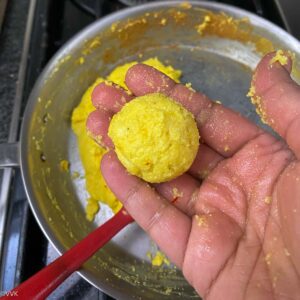 Paneer Ladoo | Malai Kesar Laddu - Vidhya’s Vegetarian Kitchen