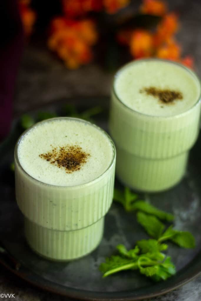 Refreshing Cucumber Lassi | Vidhya's Vegetarian Kitchen