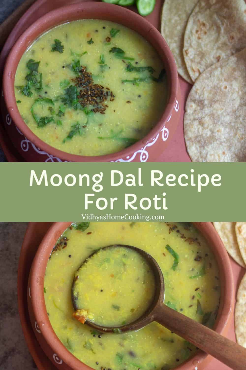 Moong Dal for Roti | Moong Dal Curry | Pasi Paruppu Kadaiyal