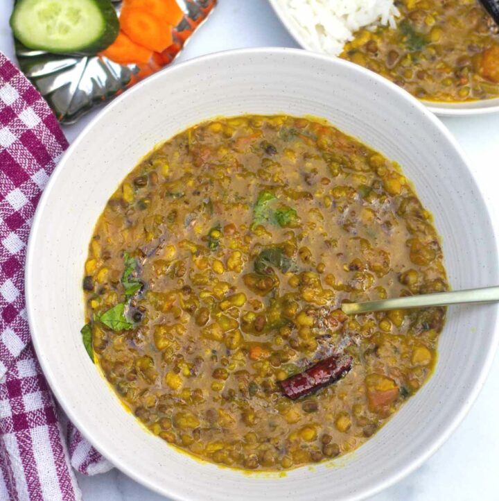 Panchmel Dal | Rajasthani Panchratna Dal In Instant Pot