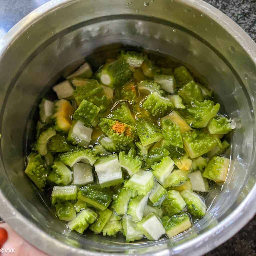 Bitter Gourd Fry Recipe: Crispy and Delicious - Vidhya’s Vegetarian Kitchen
