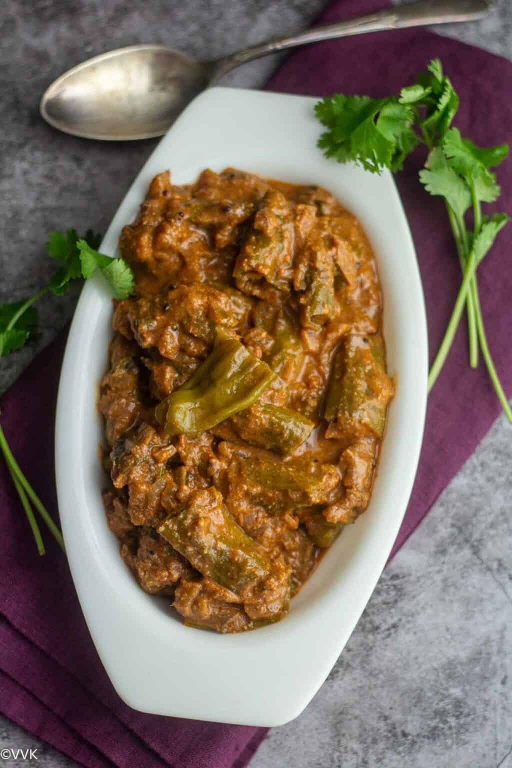 Mirchi Ka Salan Recipe with Shishito Peppers
